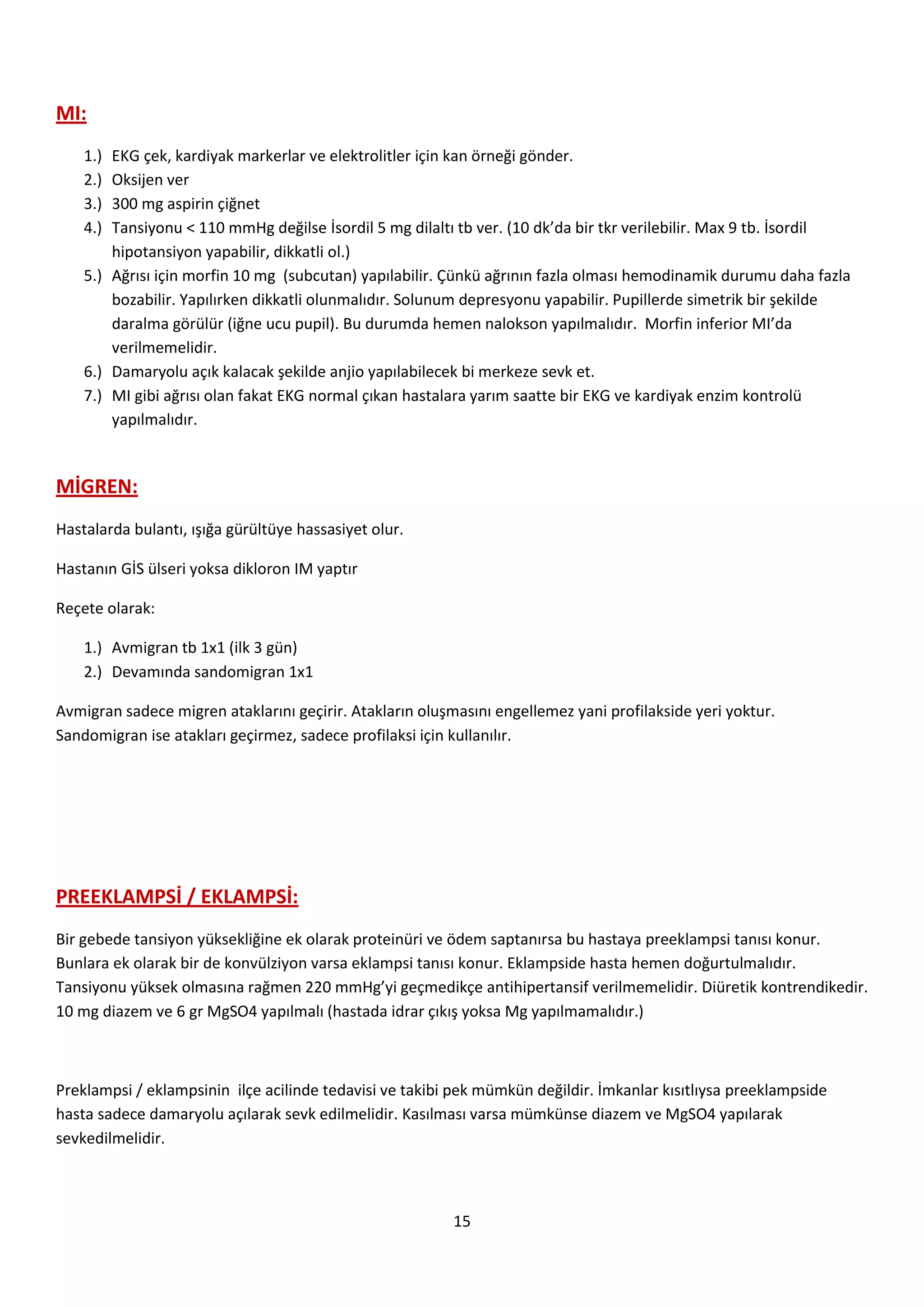 Tum receteler (fazlası için www.tipfakultesi.org) | PDF