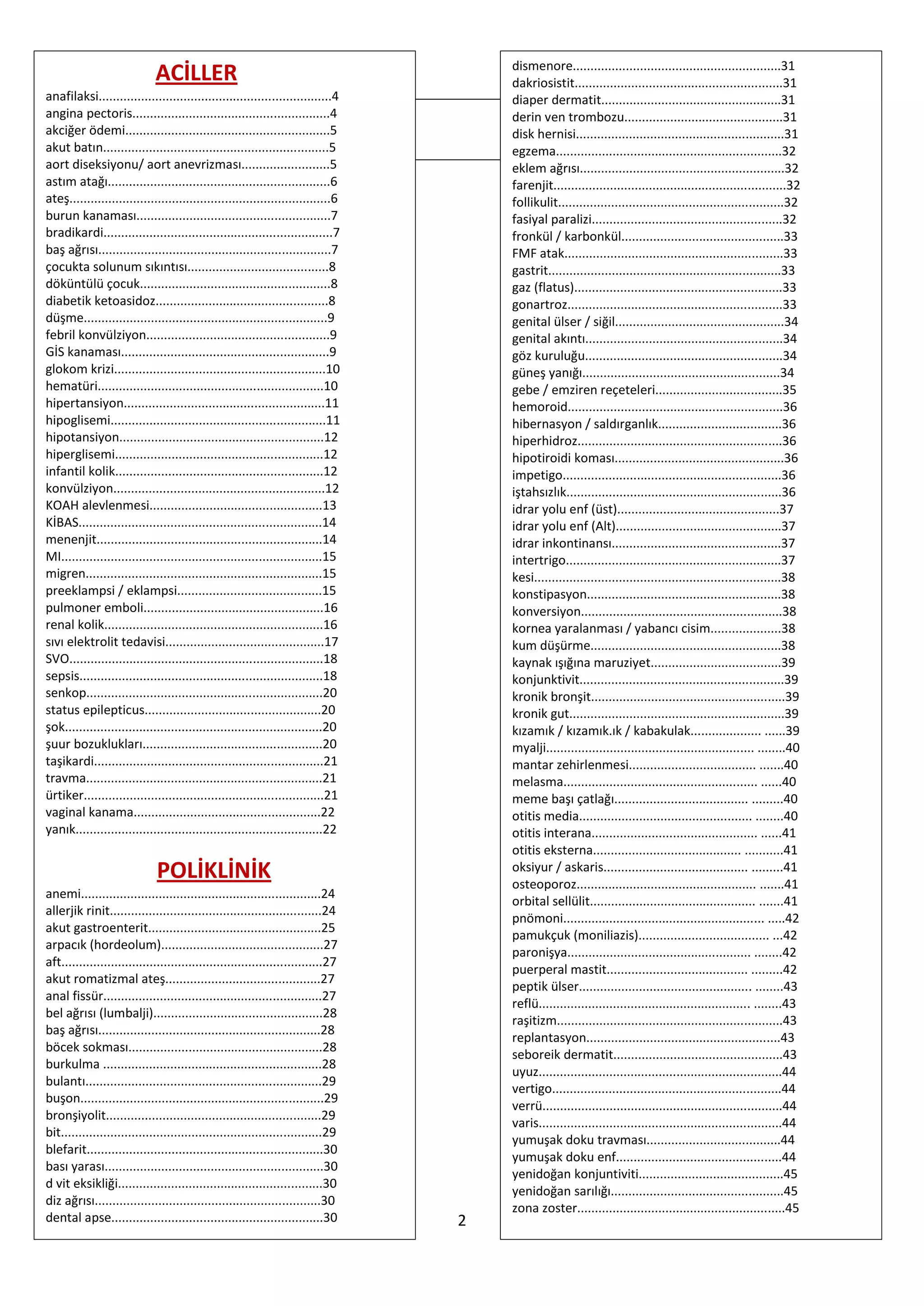Tum receteler (fazlası için www.tipfakultesi.org) | PDF
