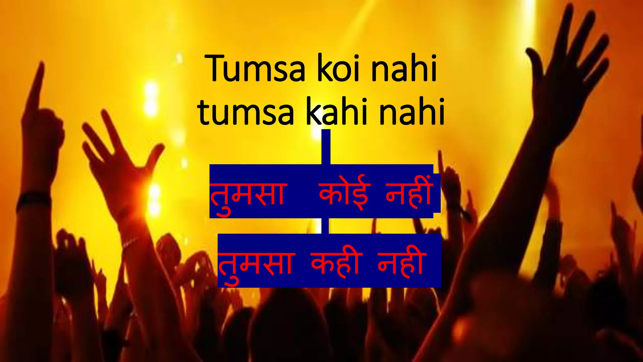 Tumsa koi nhi gif yeshua band | PPTX