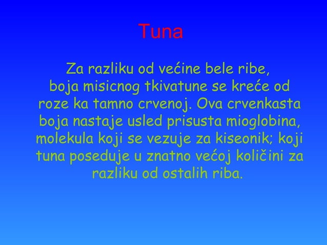Tuna | PPT