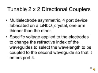 Tunable filters | PPT