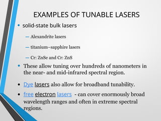 Comprehensive Overview of Tunable Solid-State Lasers and Alexandrite ...