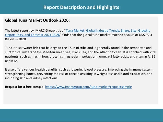Tuna Market PPT 2021: Size, Growth, Demand and Forecast till 2026 | PPTX