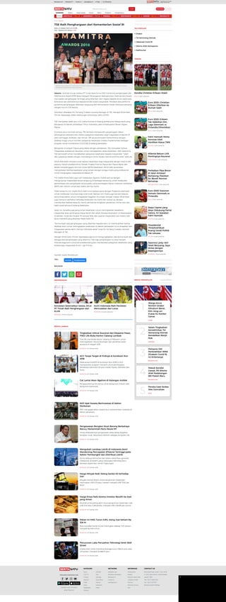 Tunas sawa erma group raih penghargaan dari kementerian sosial ri | PDF