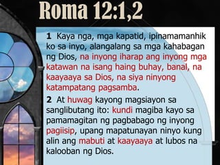 Tunay na mananamba | PPT