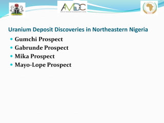 Application of UNFC in Nigeria: lessons learned, experiences and ...