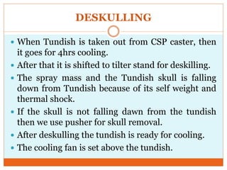 Tundish making1 | PPTX