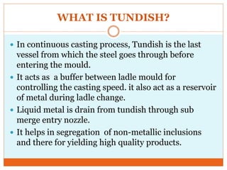 Tundish making1 | PPT