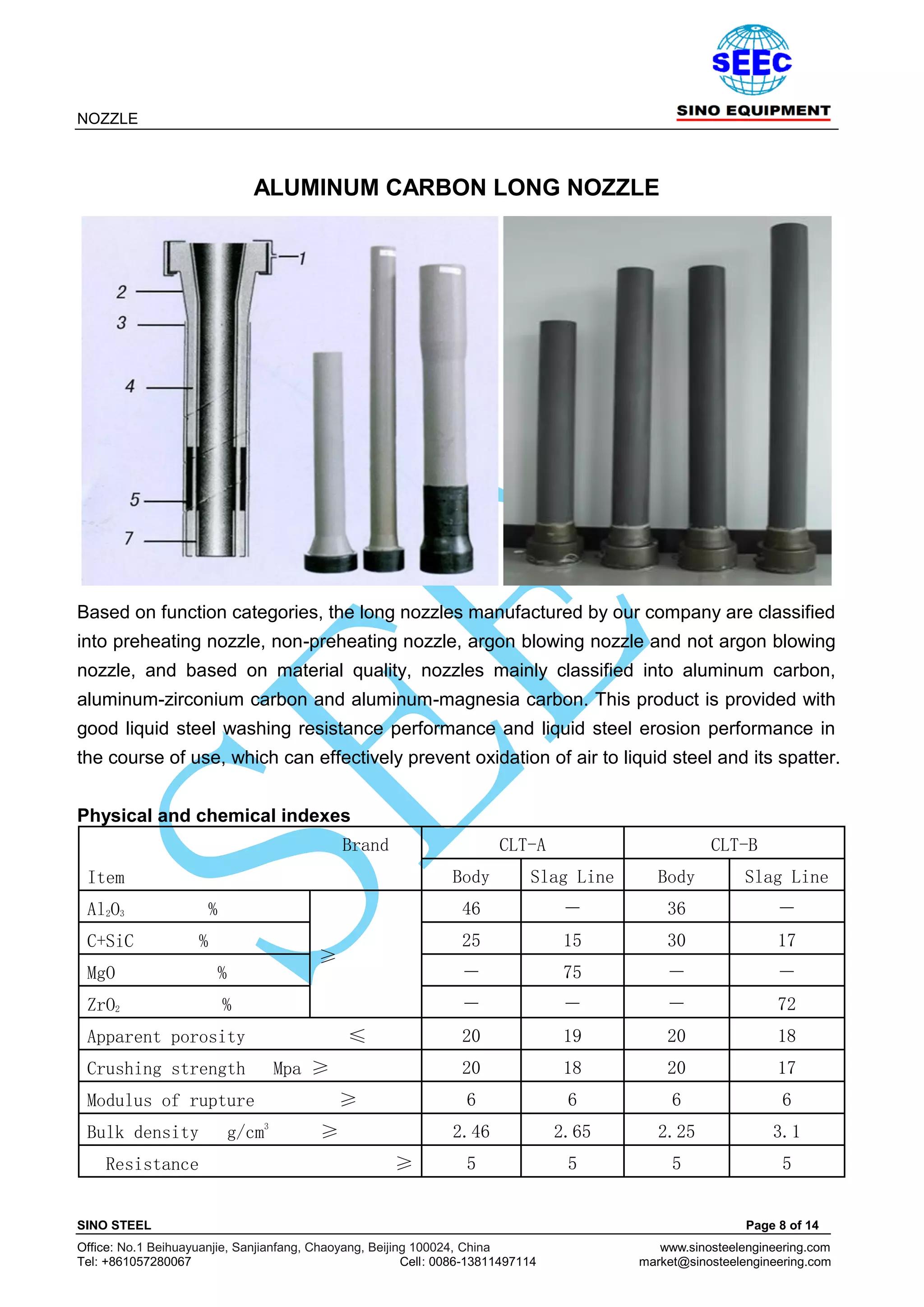 Tundish nozzle, Ladle furnace, tundish, casting machine | PDF