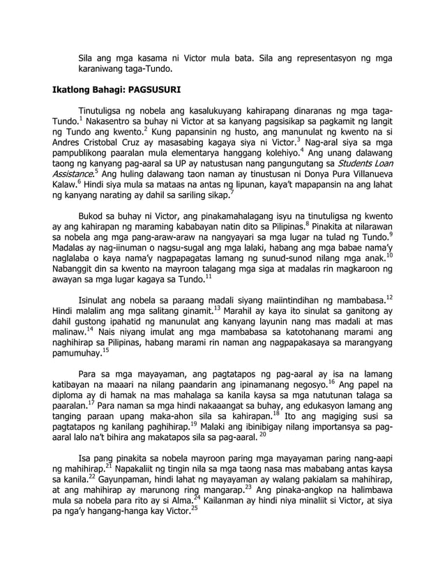 Tundo Man May Langit Din | DOCX