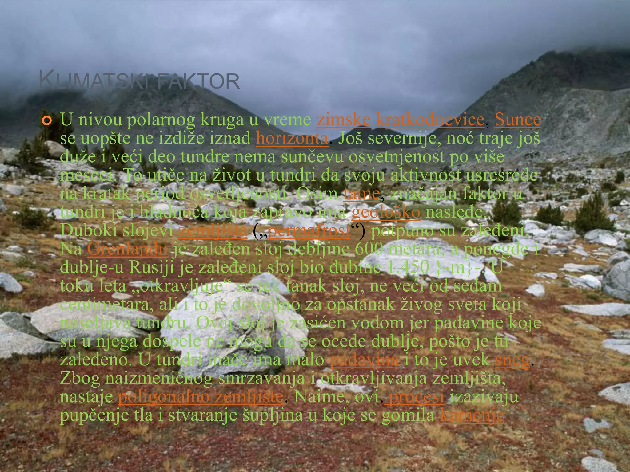 Tundra | PPTX