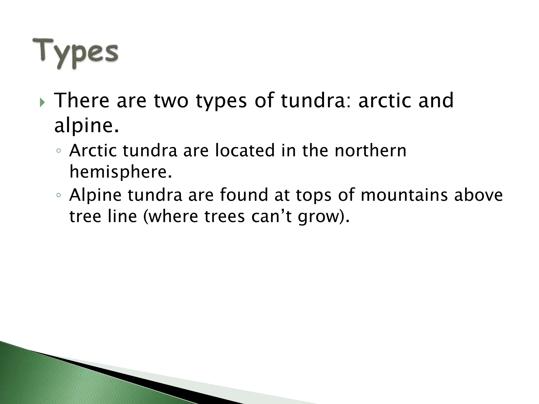 Tundra.ppt paisaje presente en chile bioma | PPT