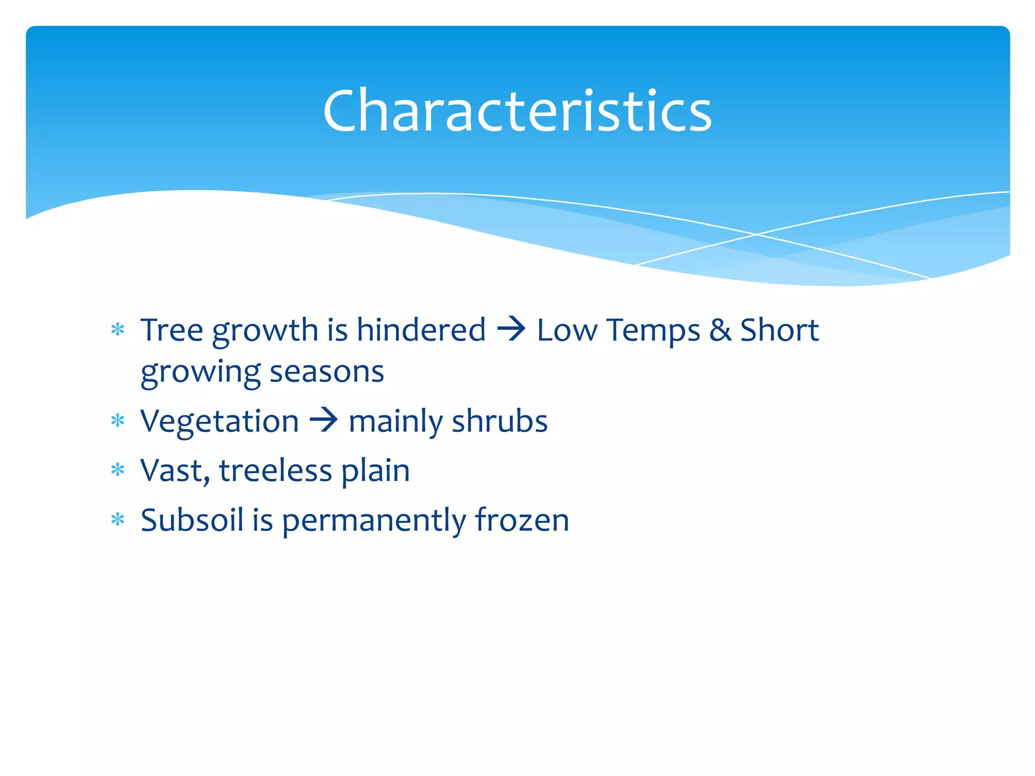 Tundra Powerpoint - B.C. Science 10 Ecology | PPTX
