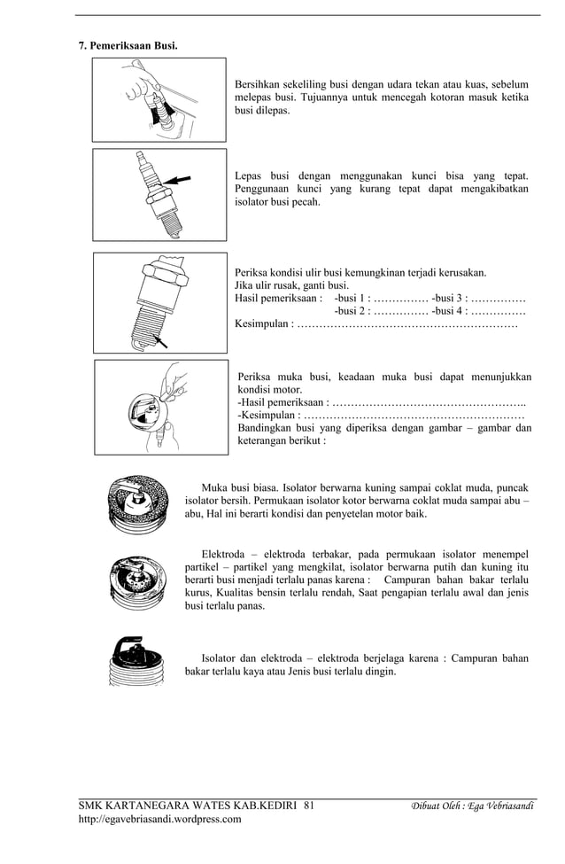 Tune up-motor-bensin-4-langkah | PDF