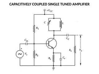 Tuned Amplifiers in Electronic Circuit Analysis | PPTX