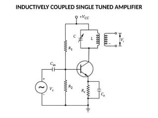 Tuned Amplifiers in Electronic Circuit Analysis | PPTX