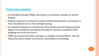 Tuned mass dampers | PPTX