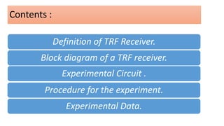 Tune radio frequency | PPTX