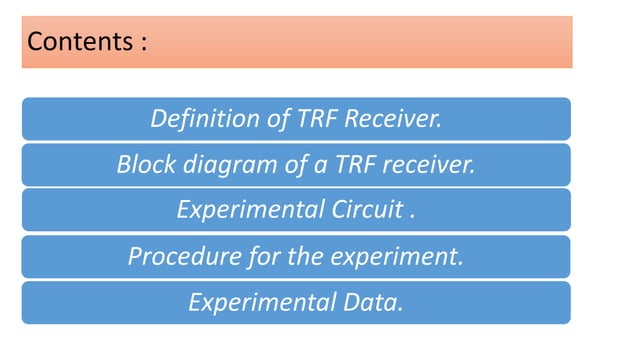 Tune radio frequency | PPTX