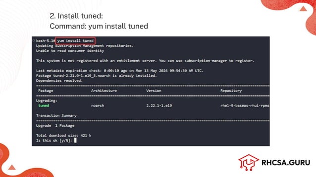 Tune System Performance - RHCSA (RH134).pdf | Operating Systems | Computer Software and Applications