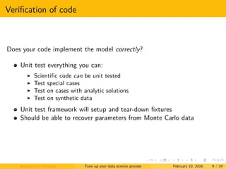 Tune up your data science process | PPT