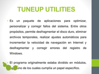 Tuneup utilities | PPTX