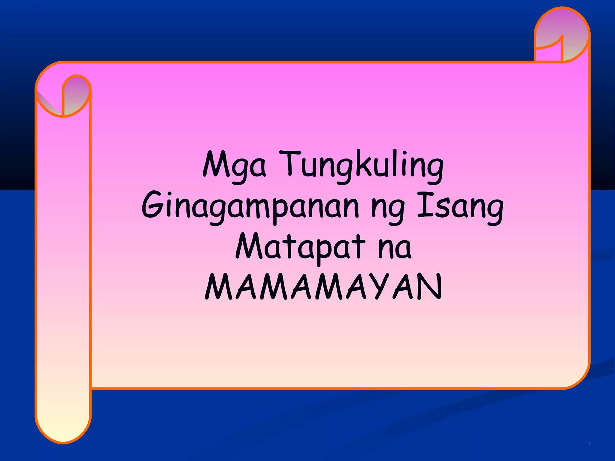 Tungkulin ng mamamayan | PPT