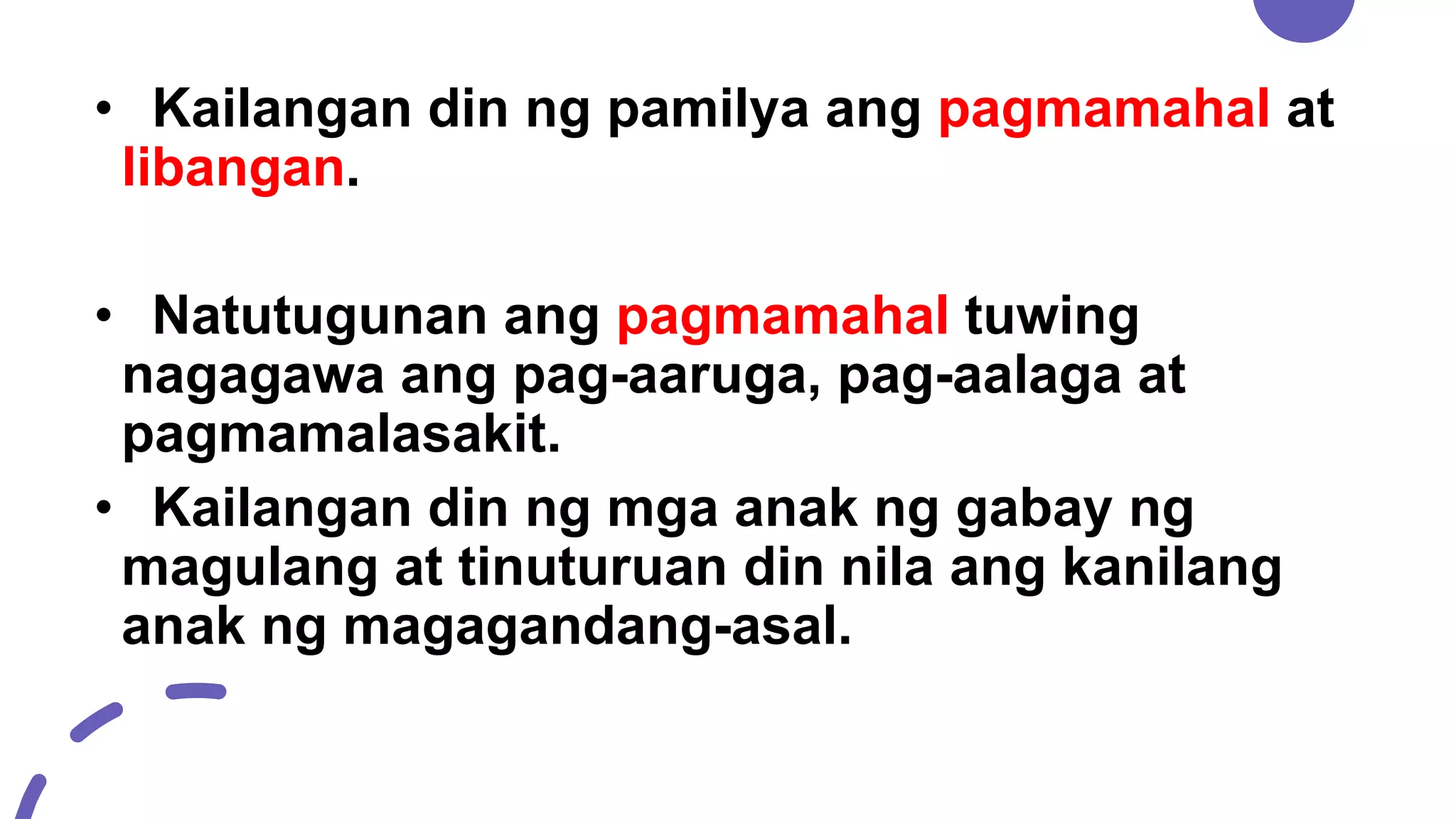 Tungkulin ng Pamilya | PPTX