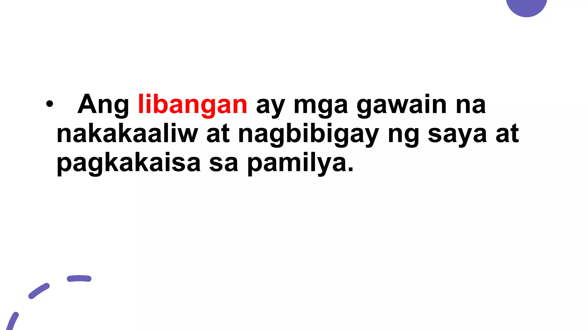Tungkulin ng Pamilya | PPTX