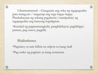 TUNGKULIN NG WIKA.ppt KOMUNIKASYON SA AKADEMIKONG FILIPINO | PPT