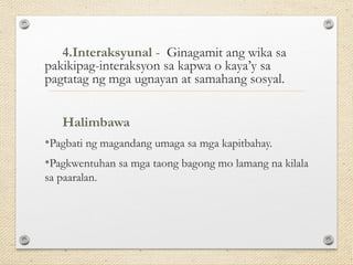 TUNGKULIN NG WIKA.ppt KOMUNIKASYON SA AKADEMIKONG FILIPINO | PPT