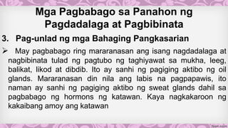 Tungkulin sa sarili sa panahon ng pagdadalaga o | PPTX