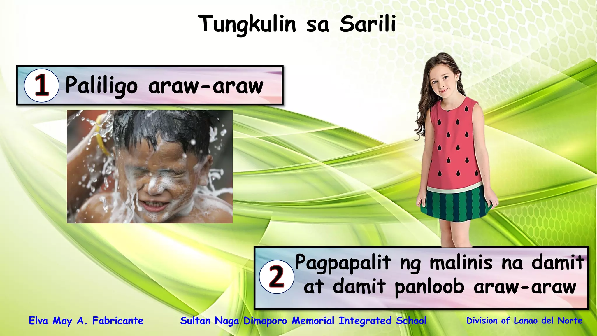 Tungkulin sa Sarili sa Panahon ng Pagdadalaga o Pagbibinata 5 elva | PDF