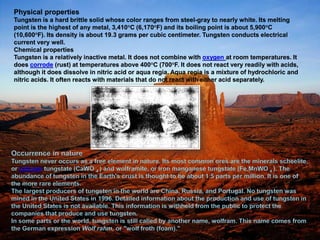 Tungsten | PPTX
