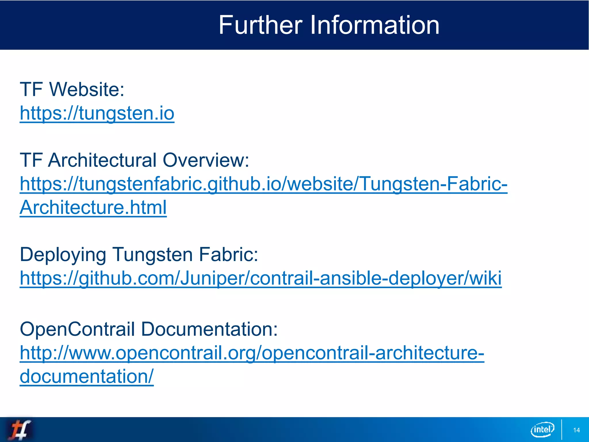 Tungsten Fabric and DPDK vRouter Architecture | PPTX