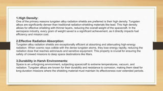 Tungsten Alloy Radiation Shields In The Aerospace Industry.pptx