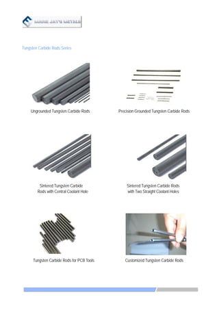 Tungsten carbide rods of marie jay's metal | PDF