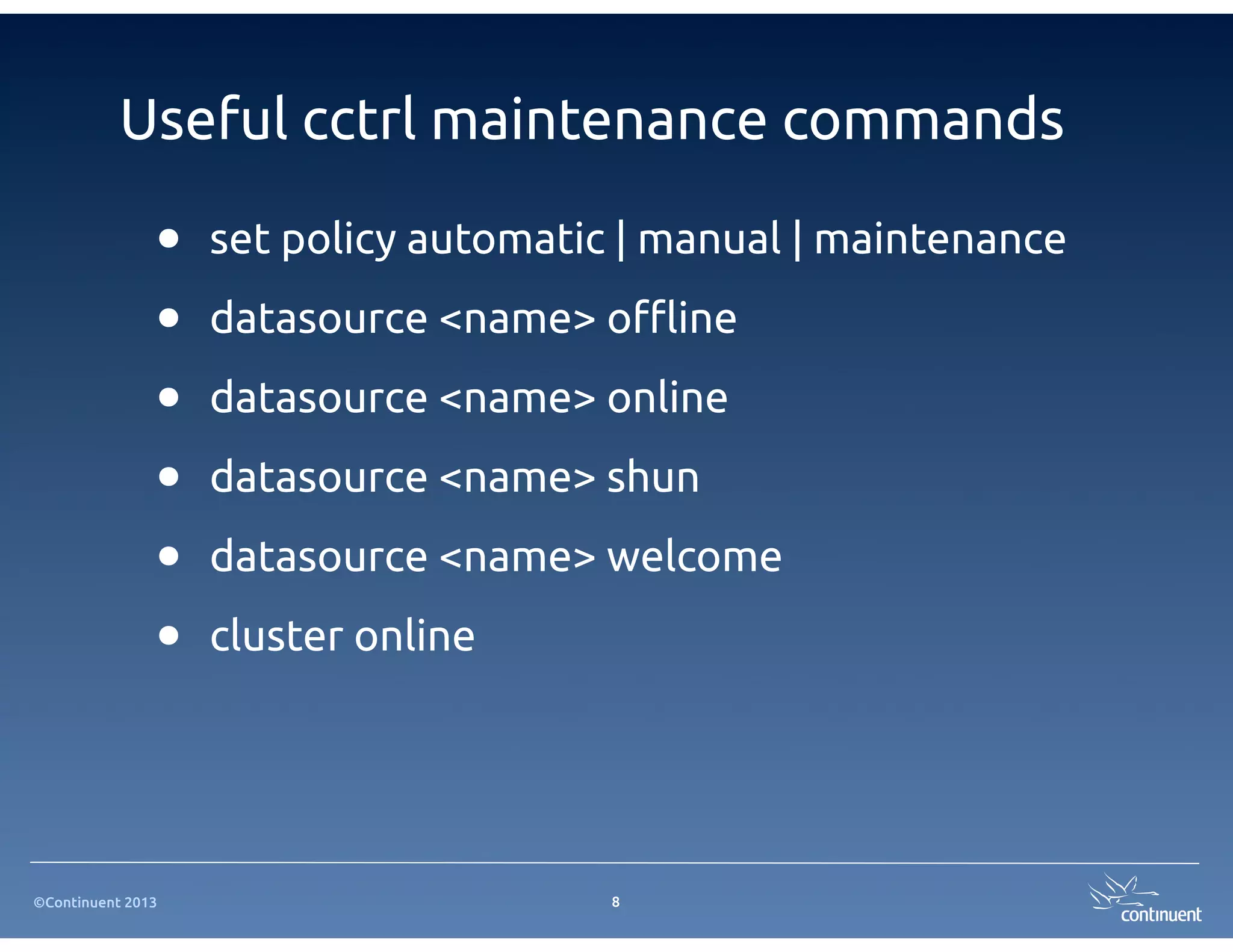 Tungsten University: Zero-Downtime Maintenance And Schema Operations ...