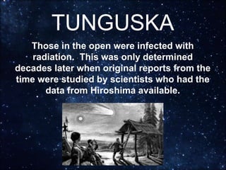 What Happened at Tunguska in 1908? | PPTX