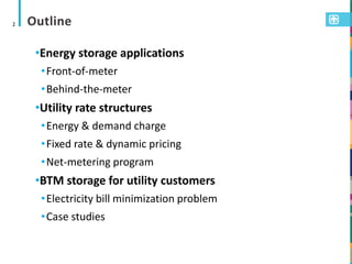 Optimal Time-of-use Management for Utility Customers Using Behind-the ...