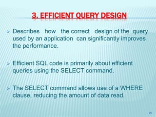 Tuning database performance | PPTX