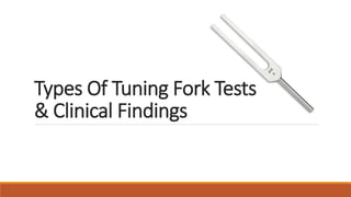 Tuning fork and tests | PPTX