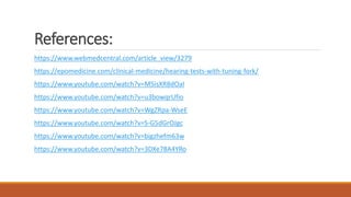 Tuning fork and tests | PPTX