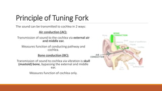 Tuning fork and tests | PPTX