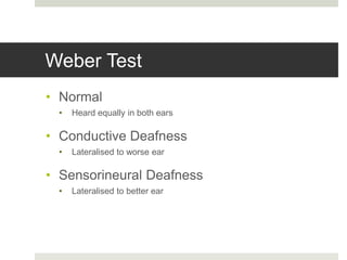 Tuning fork tests | PPTX
