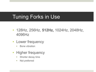 Tuning fork tests | PPT | Free Download