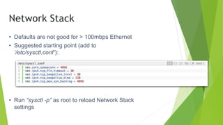 Tuning linux for mongo db | PPT
