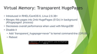 Tuning linux for mongo db | PPT