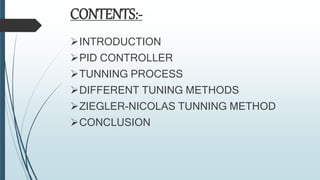 Tuning of pid controller | PPTX