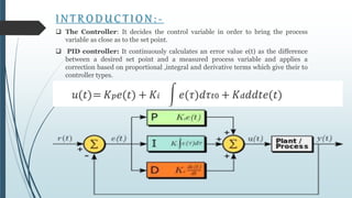 Tuning of pid controller | PPTX